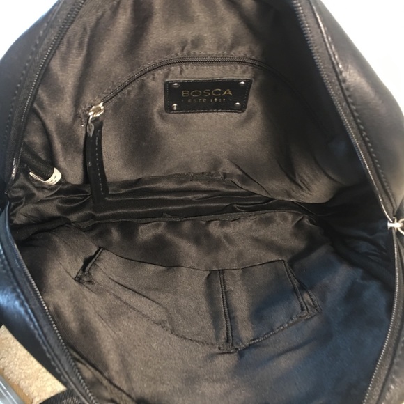 Bosca | Bags | Bosca Mens Unisex Black Leather Crossbody Bag New | Poshmark